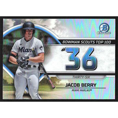 2023 Bowman Scouts Top 100 #BTP-36 Jacob Berry - Buy from our Sports ...